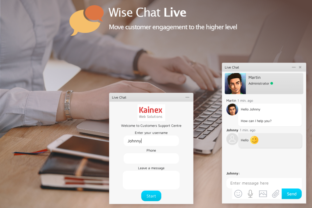 Wise Chat Live - Kainex